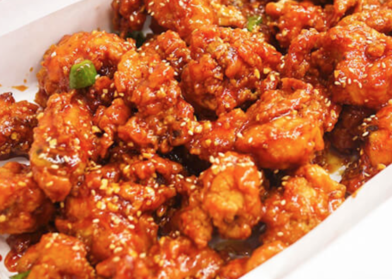 Dak-gang-jeong ( Korean Fried chicken) | GAGA & HOO Korean Restaurant